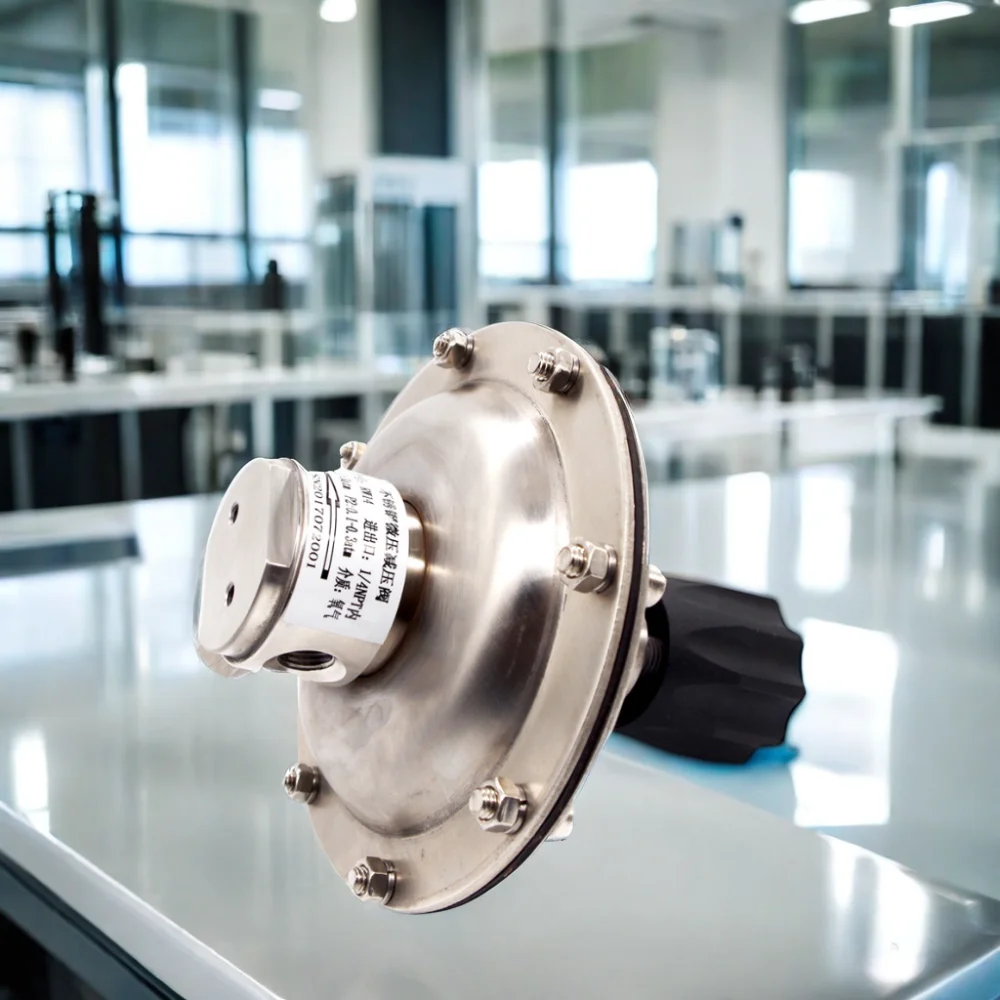 Stainless Steel O2 Micro Pressure Regulator 1/4NPT 0.3atm