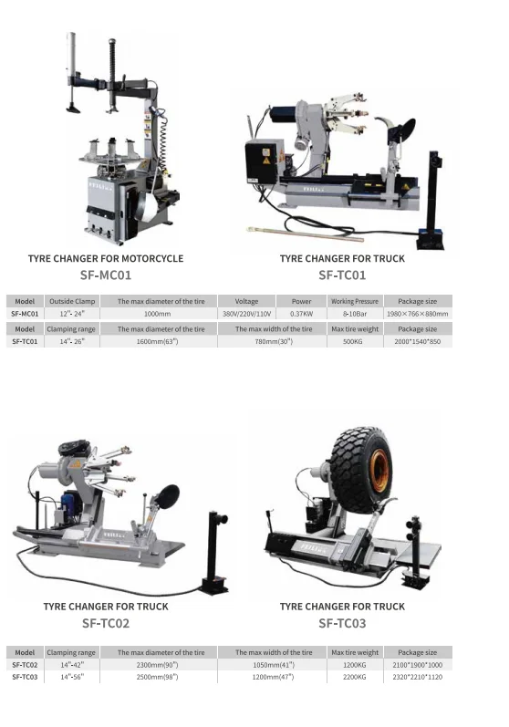 High Quality Swing Arm Tire Changer Machine Portable Tyre Changer Wheel ...