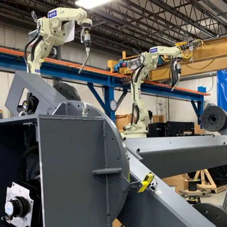 Otc 6 Axis Welding Robot Arm Fd-b6l With Cngbs Gun Cleaning Station For ...