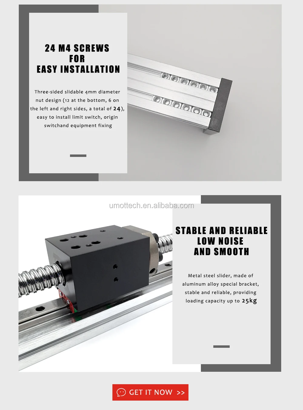 XYZ 3 axis robot gantry linear stage Cartesian robot CNC linear guide ...
