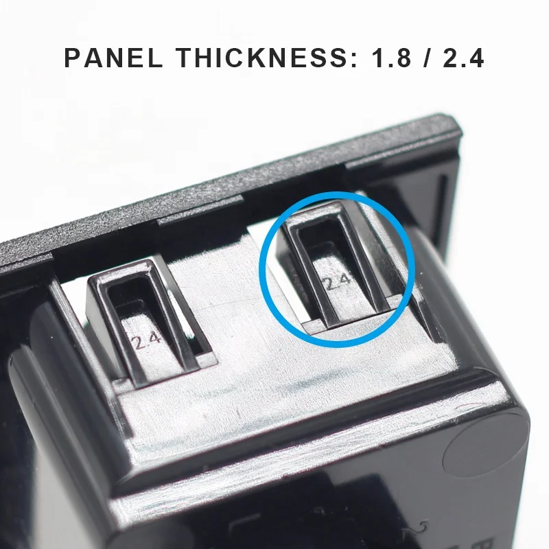 Snap in Type IEC 320 Power C39 Connector Inlet Power Socket