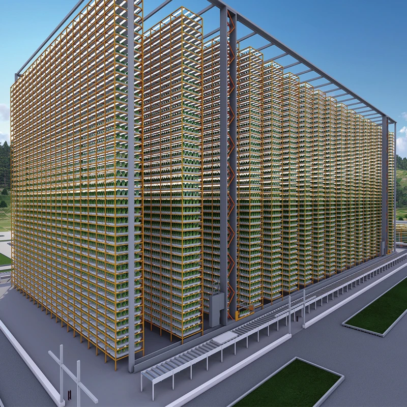 NFT Channel Greenhouse Hydroponics System Vertical Farming Stacked ...