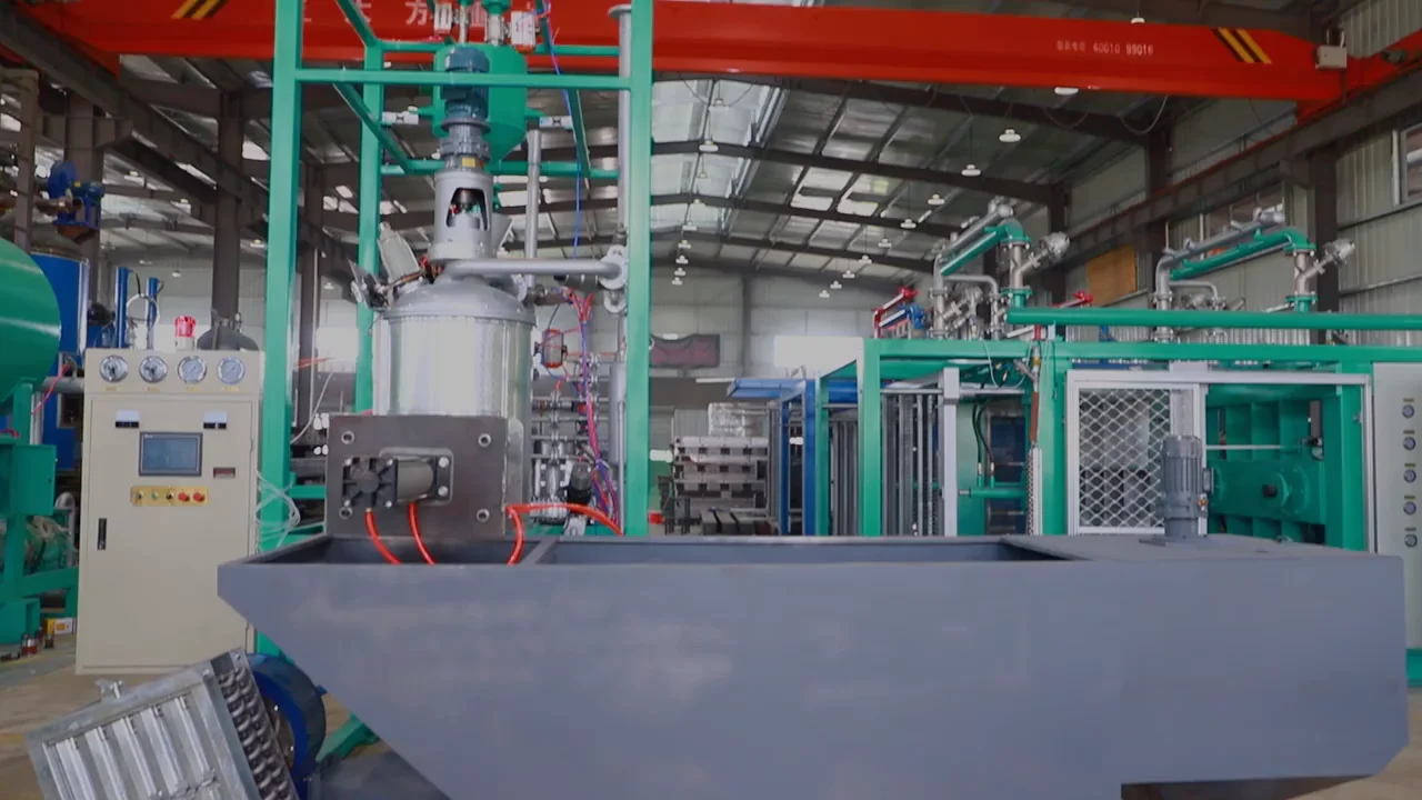Foam Production Line Continuous Pre-expander Expandable Polystyrene Eps ...
