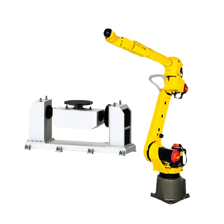 Fanuc 6 Axis Robot Arm M-20id/12l With Cngbs Welding Positioner For ...
