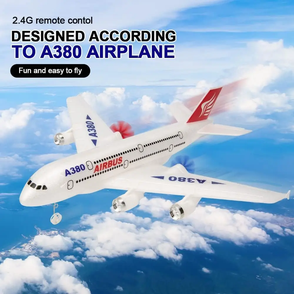 Rc Plane A380 Mode - Easy to Fly Stunt Roll Fixed Wing Plane