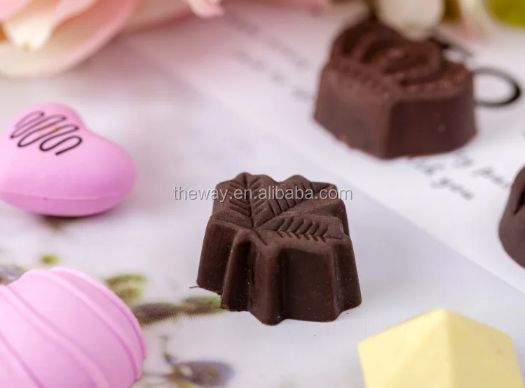 Chocolate Eraser Set - Promotional Food Eraser Shape