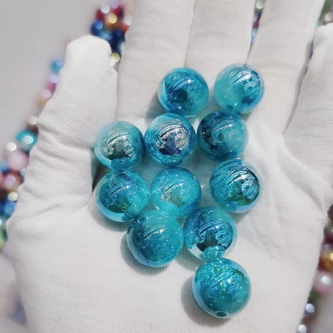 Wholesale 12 Colors Round Acrylic Beads 16mm Bulk Acrylic Beads for Diy ...