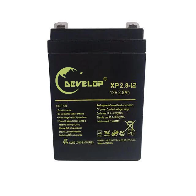 6v 2.8ah Battery 4v 2.5ah Sealed Lead Acid Battery 6fm2.6 (12v2.6ah ...