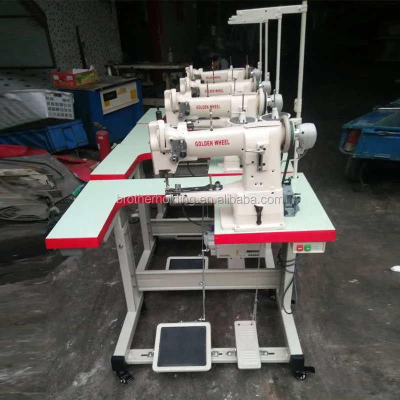 Hot Sale Golden Wheel Cs-335 Covering Machine Cyclinder Bed For Making ...