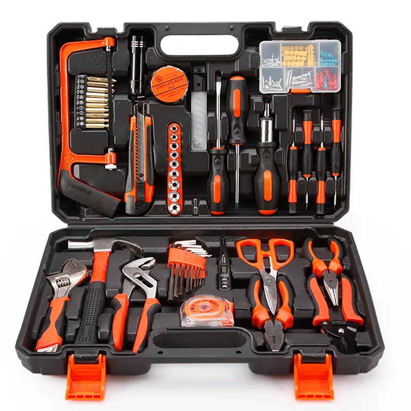 Home Hardware Hand Tool Combination Toolbox Auto Repair Toolkit ...