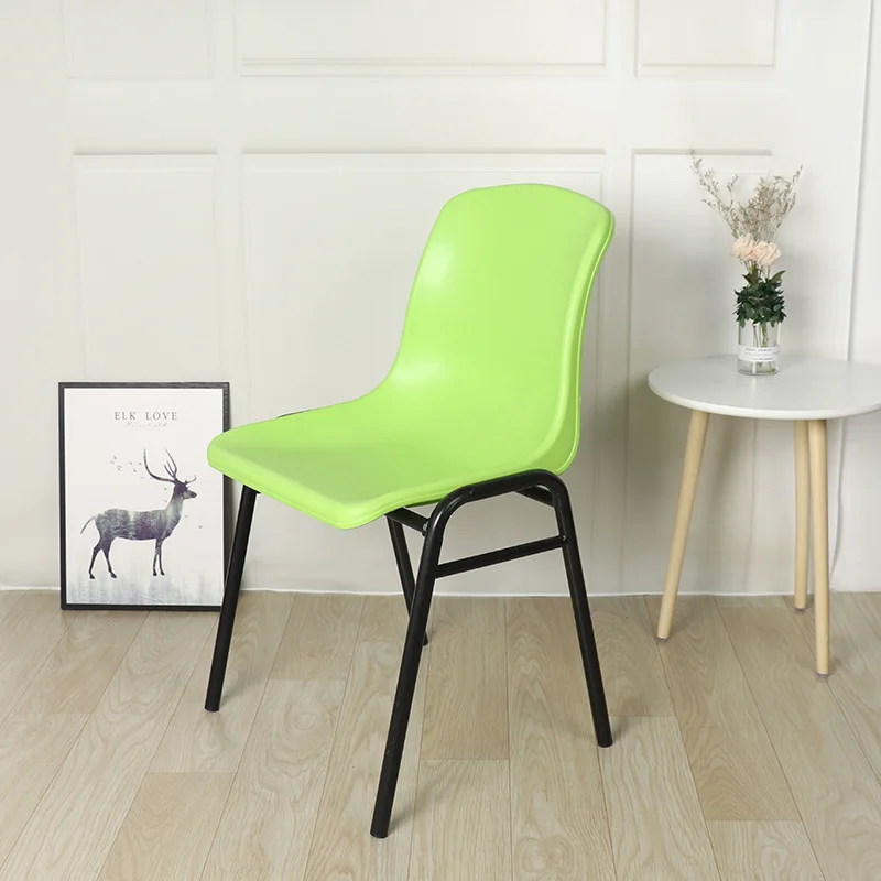 Metal Stackable Modern Plastic Desk Chairs Training Room Children ...