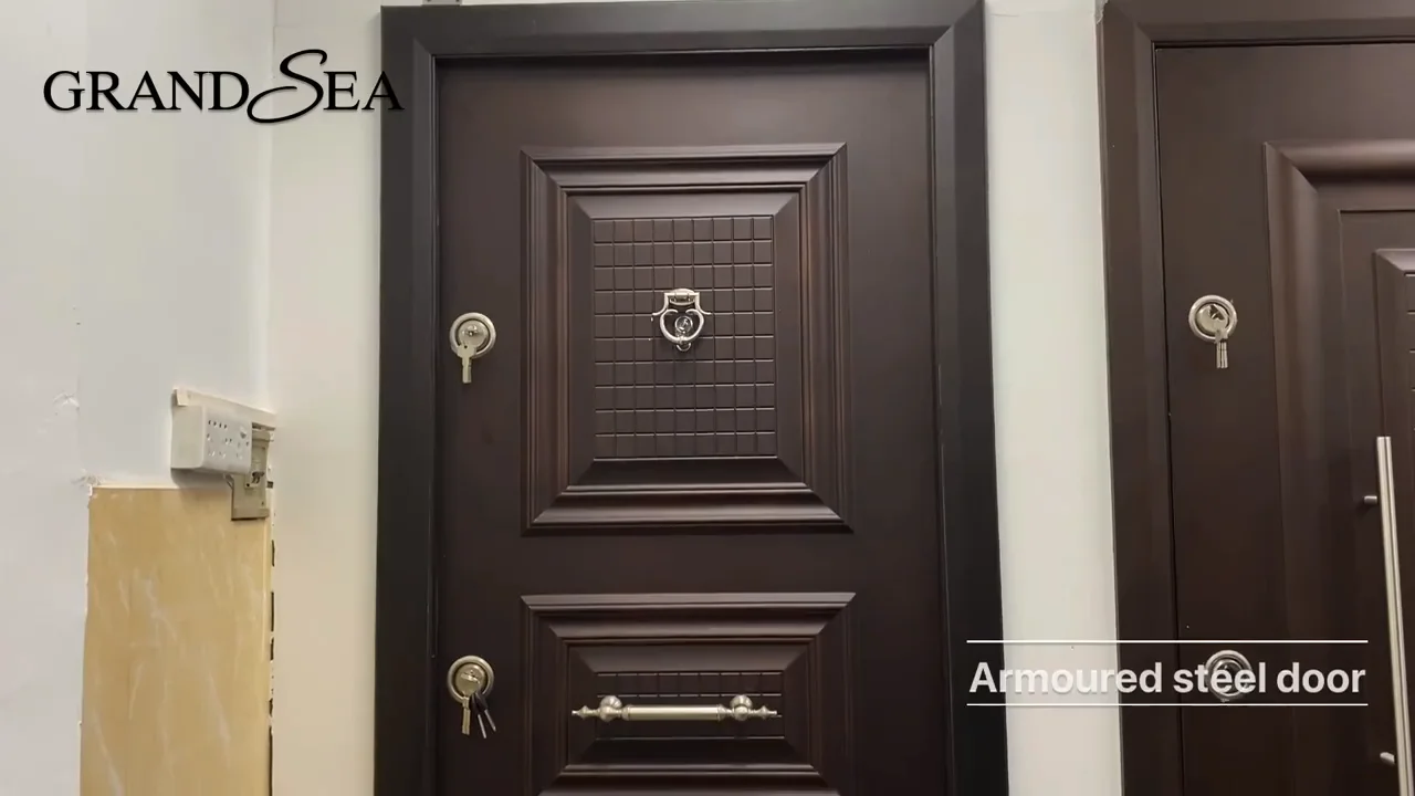 Strong And Impact Resistance Front Door Turkey Exterior Steel Armored ...