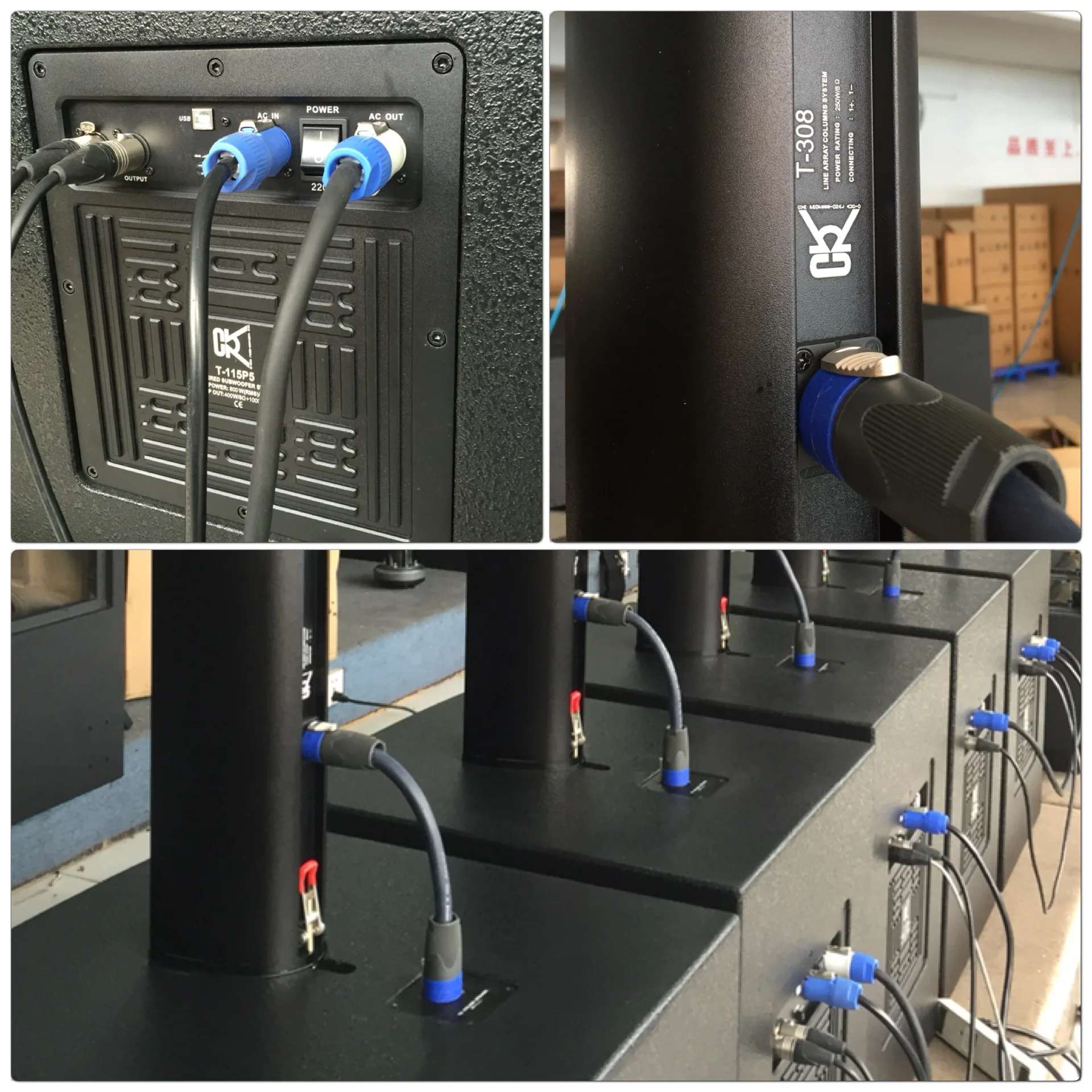 Column Speaker Box Line Array Mini Audio Speaker Pro Stereo Sound ...