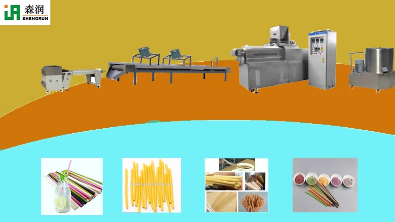 Cassava Straw / Biodegradable Pla Straw Making Machine Machinery - Buy ...