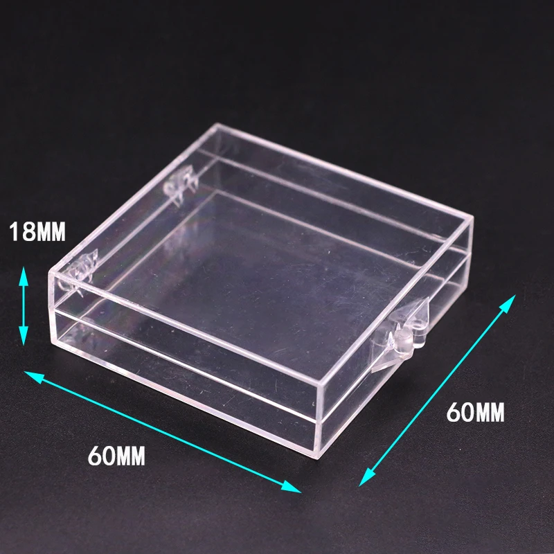 Transparent Plastic Acrylic Coin Boxes with Custom Logo