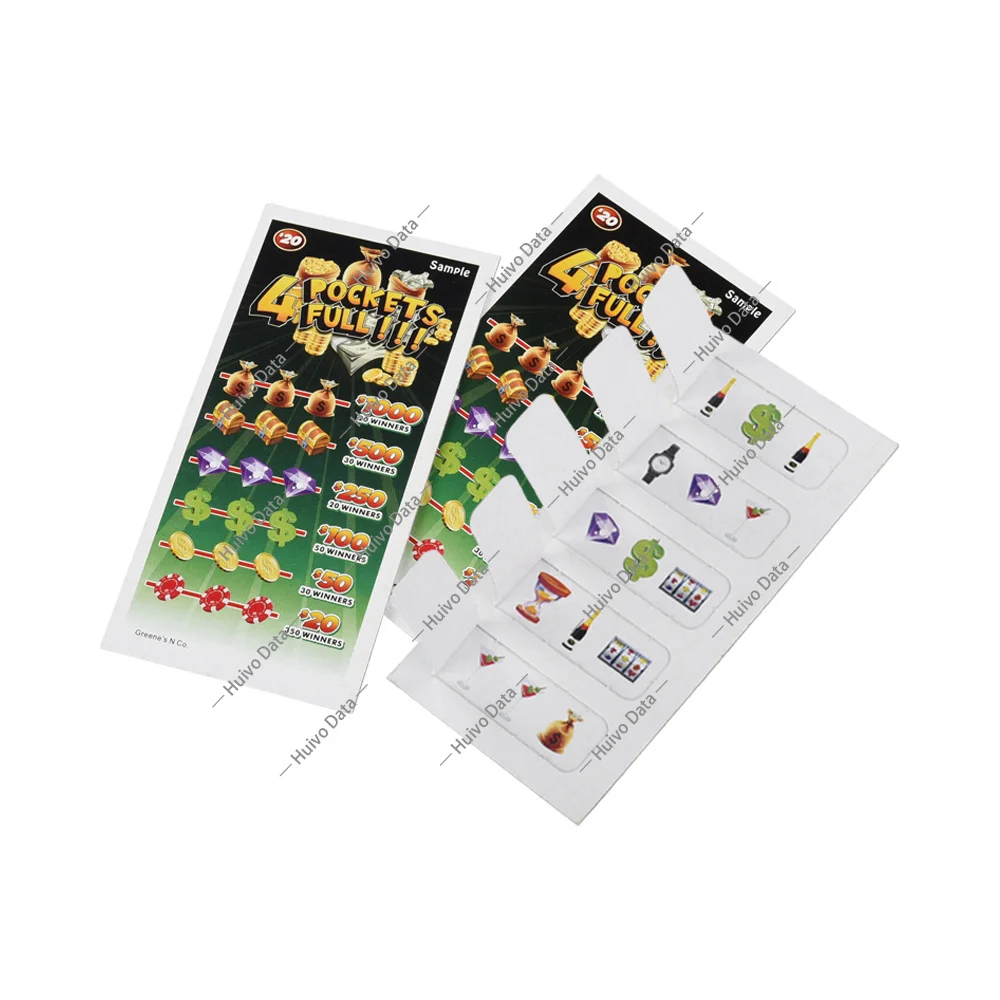 Wholesale Pull Tabs - Lottery Gambling Tickets Printing