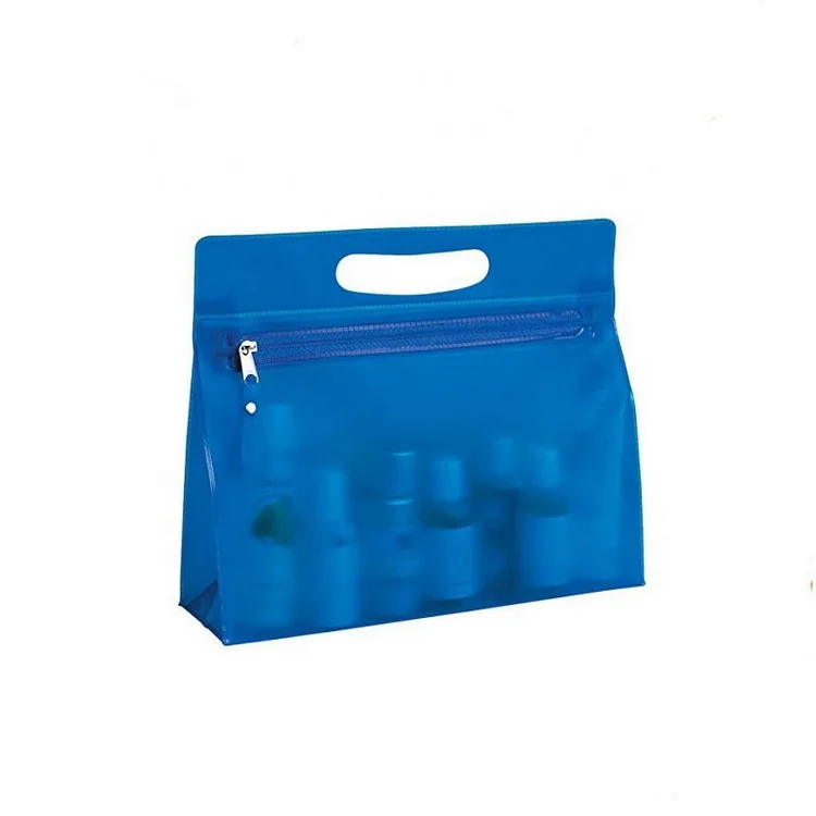 Clear Translucent Pvc Zippered Cosmetic Toiletry Bag & Cases - Oem