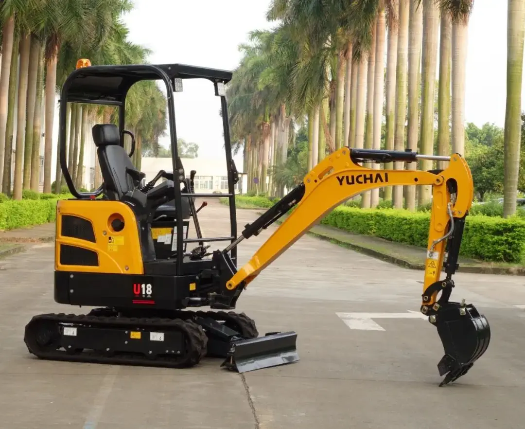 U18 Mini Excavator With Yanmar Engine Tailless Flexible Operation - Buy ...