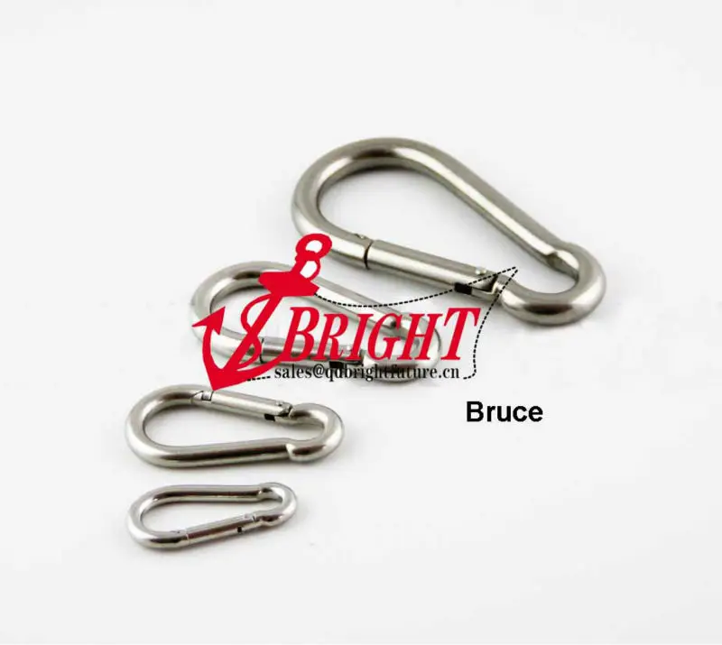 Stainless Steel 316 Metal Snap Hook/carabiner/biner - Buy Snap Hook ...