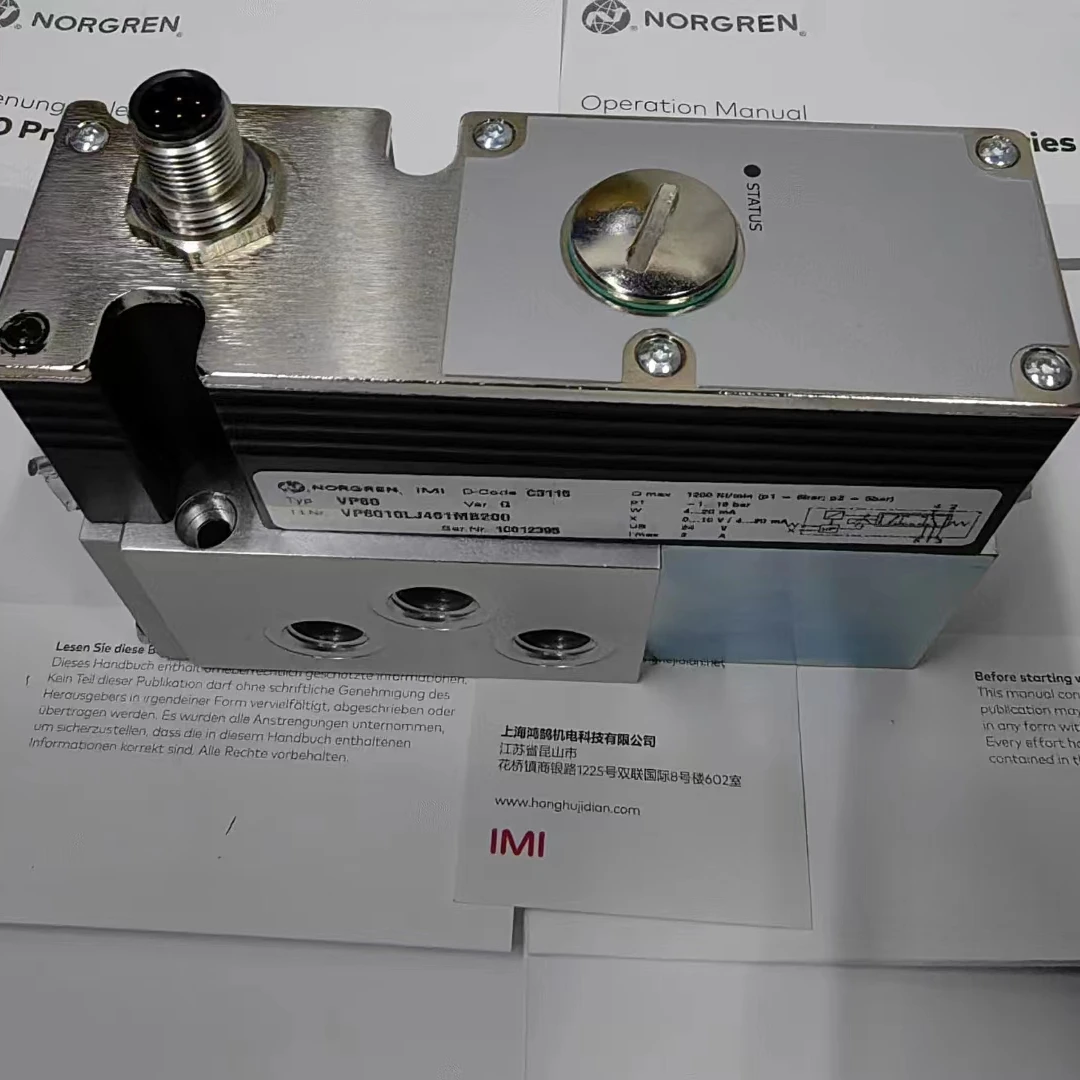 Norgren Solenoid Valve Vp60 Vp6010lt661mb20c Flow Control Valve ...