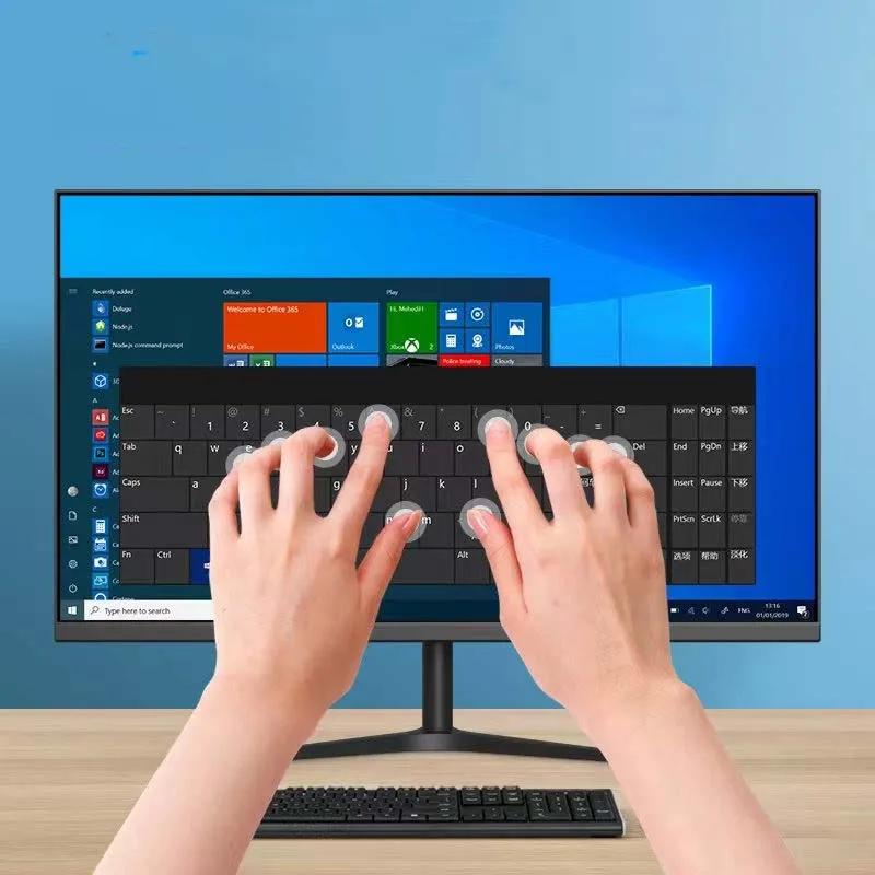 2k 27 Inch Monitor Ips Lcd Touch Screen 2560x1440 Uhd For Pc Laptop ...