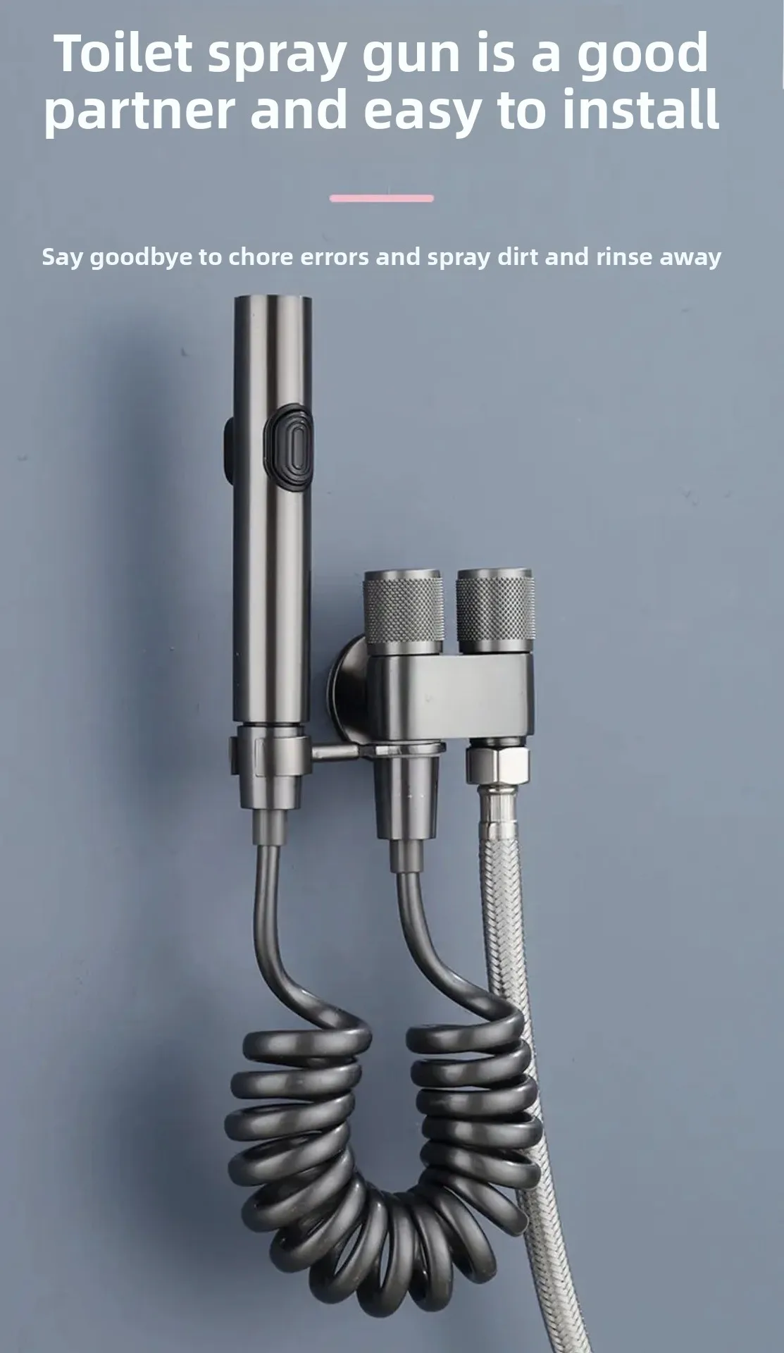Modern 304 Stainless Steel Toilet Companion Set Pressure-Boosting Flush ...