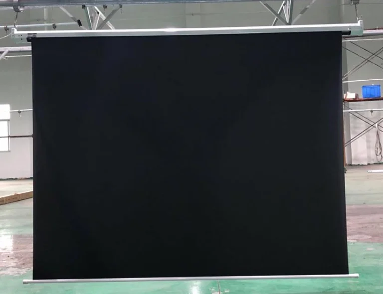 Matte White 150 Inch Electric Projector Screen 150'' Screens With ...
