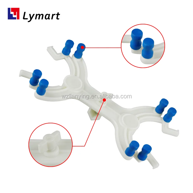 Adjustable Butterfly Style Plastic Double Burette Clamp - Buy Burette ...