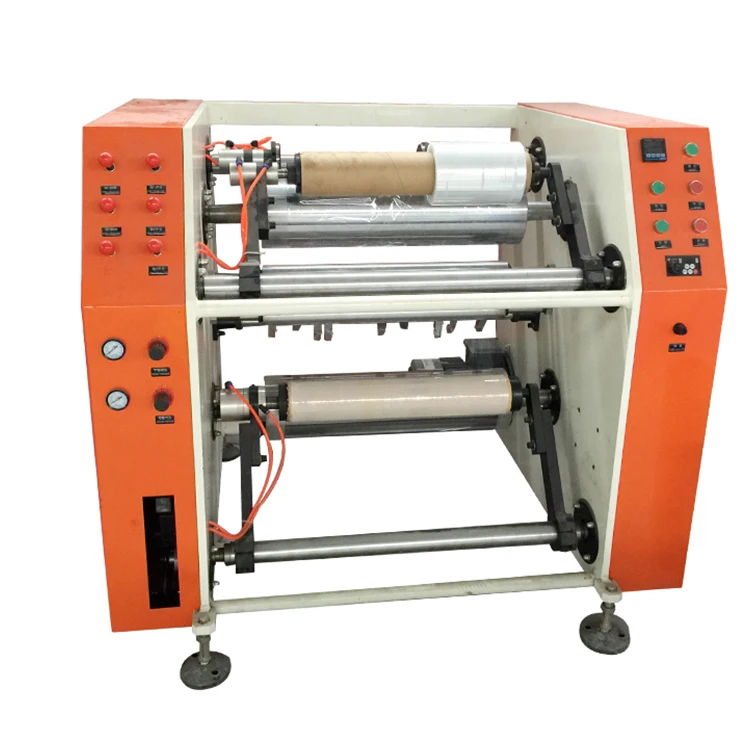Oem Semi Automatic Stretch Film Slitting Rewinder Pe/pvc Stretch Cling ...