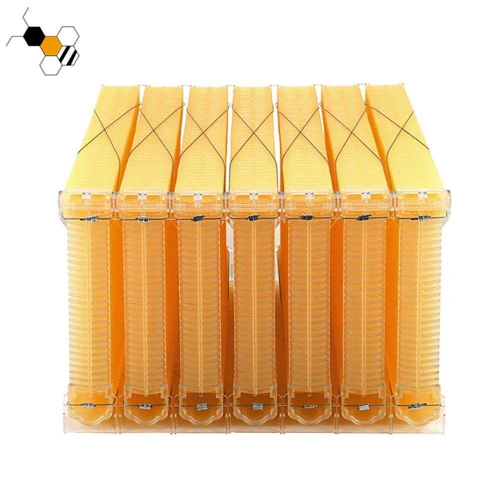 Automatic Self-flowing Honey 7 Bee Hive Frames Set Apiculture Equipment ...