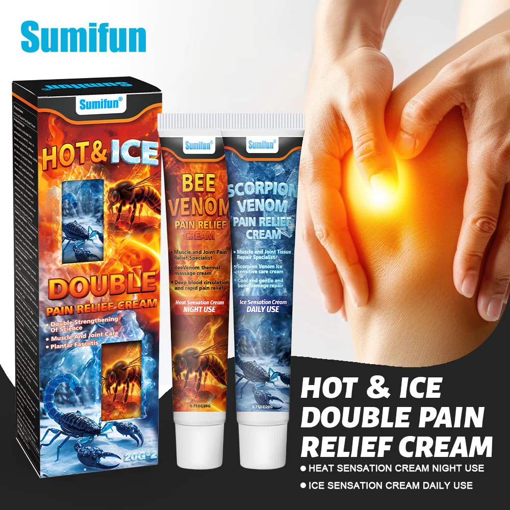 Bee Venom Scorpion Venom Cream Ice Hot Therapy Pain Relief Cream for ...