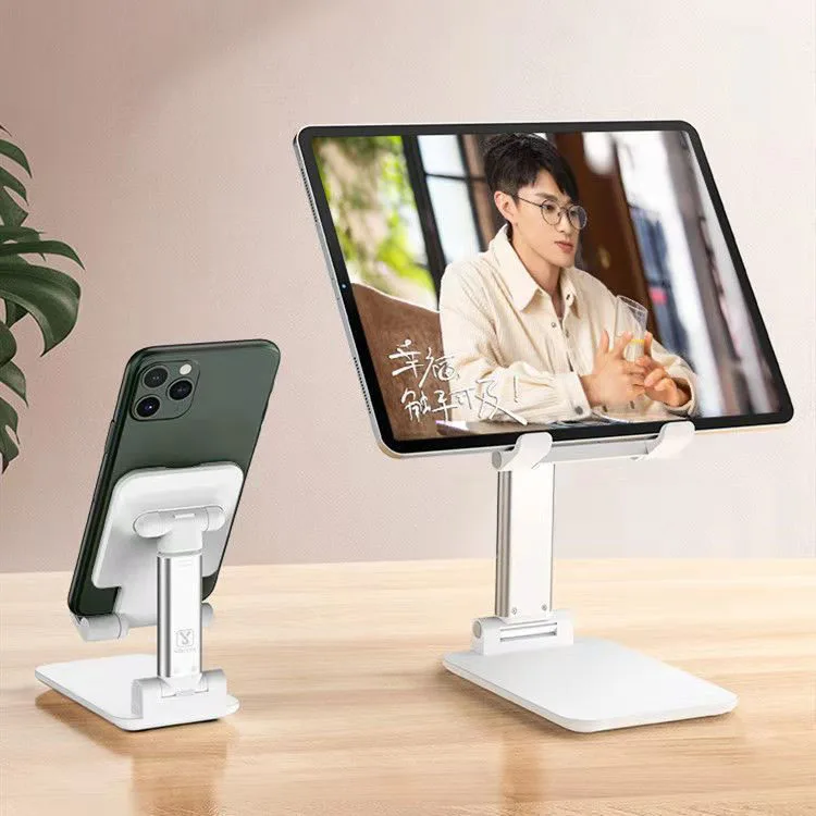 Folding Desktop Tablet Phone Stand Mini Mirror Portable Folding Desktop ...