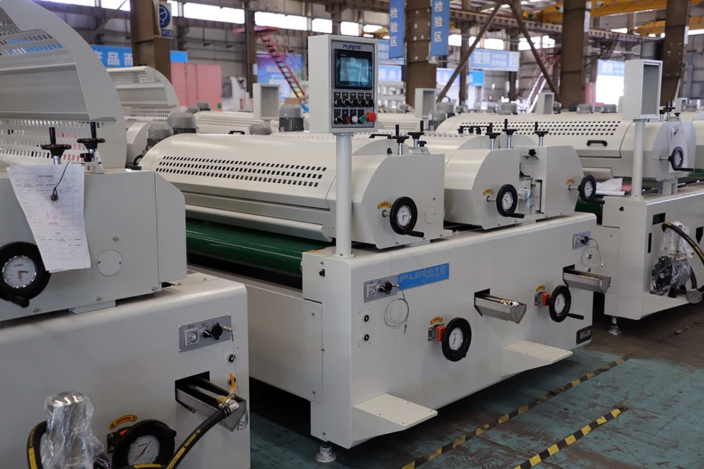 Plywood Surface Uv Paint Roller Coating Line Paint Coating Equipment ...