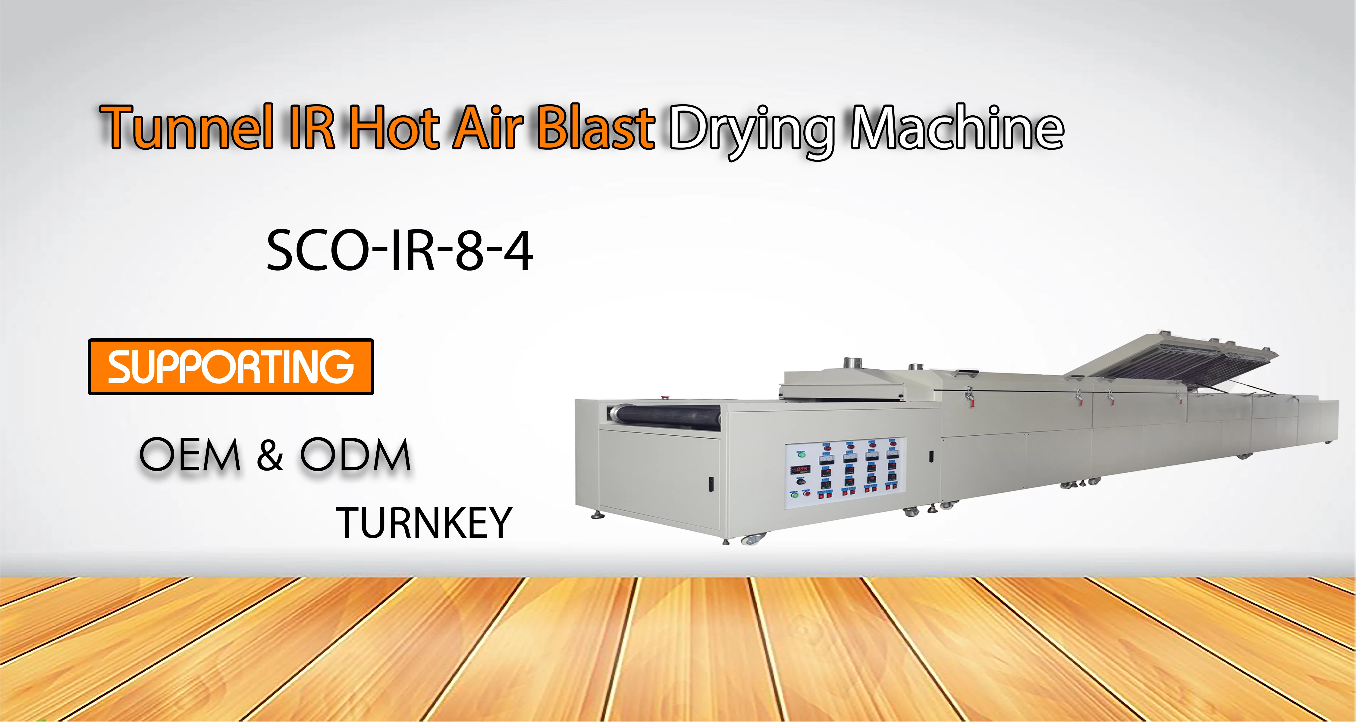 Industrial Factory Tunnel Ir Infrared Drying Oven Hot Air Drying ...