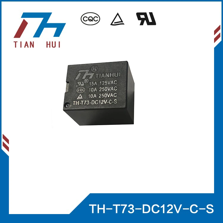 Tianhui Electric Relay 3ffjq3 Relay Th T73 12vdc 1c 5 Pins 10a T73 ...