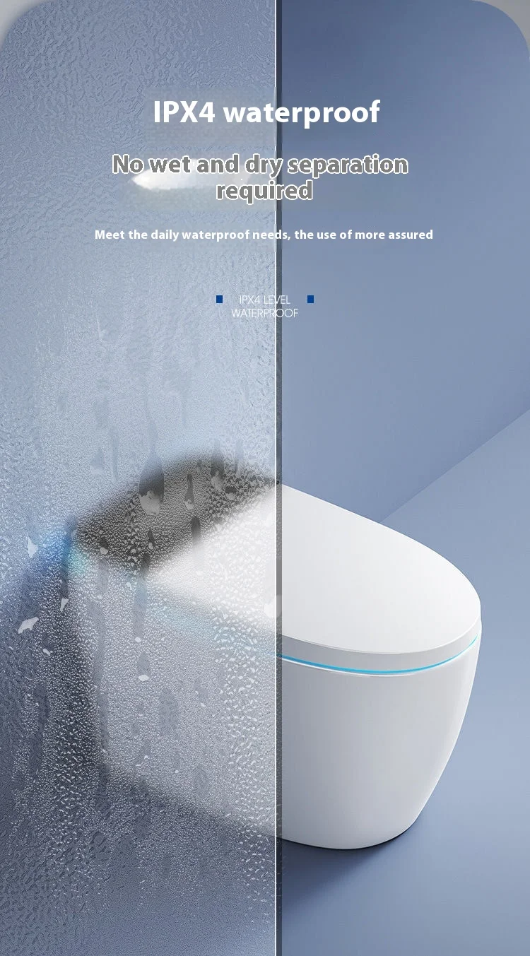 Smart Home Automation System: Square Smart Toilet with Remote Control