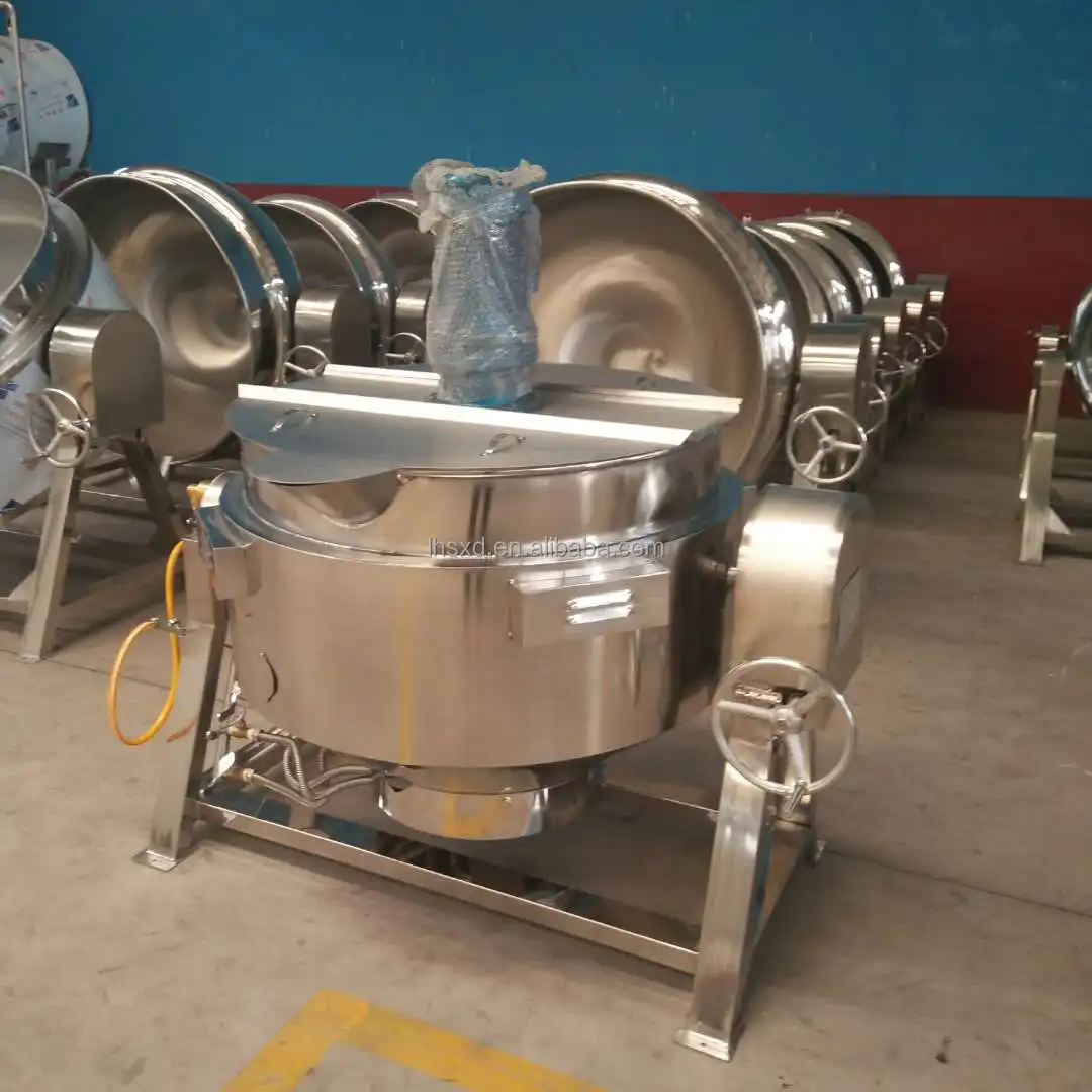 Sugar Mixing Machine Jacketed Kettle With Stirrer/Granulated Candy ...
