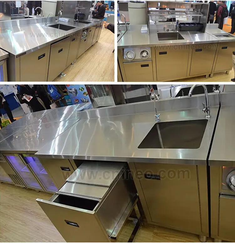 Stainless Steel Bar Counter - Modern Design for Restaurants