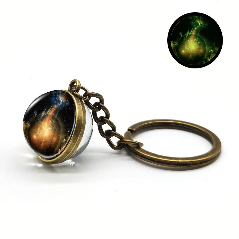 Solar System Planets 3d Keychain Milky Way Nebula Space Key Chain Moon ...