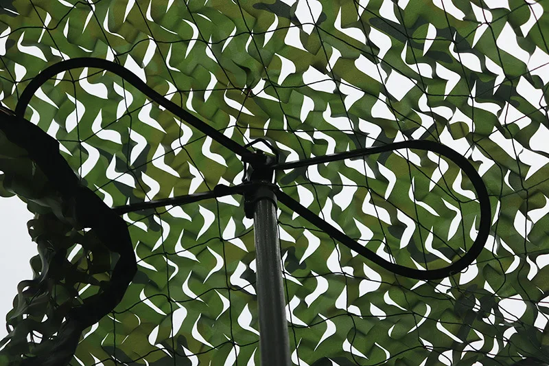 Camouflage Net Support Pole System - Durable Fiberglass