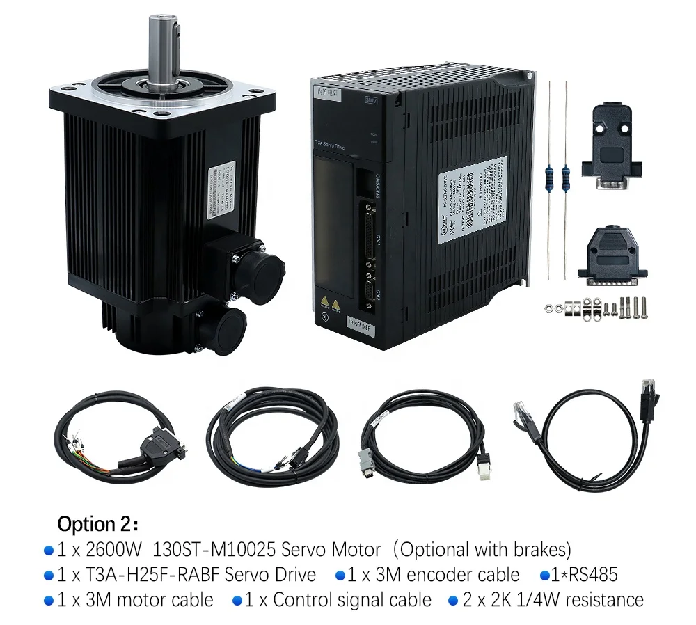 2500 Rpm 130 St Nema52 220v 130st-m10025 10nm 2.6kw Nema 52 130st Ac ...