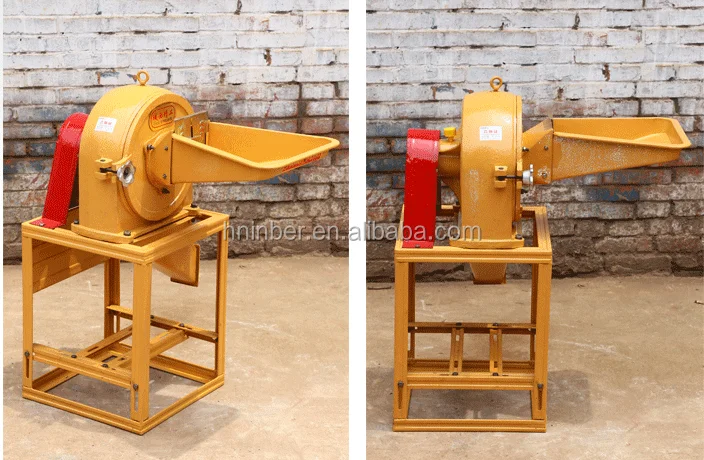 Hot Sale Animal Feed Cereal Crusher Grain Pulverizer Corn Cob Grinding ...