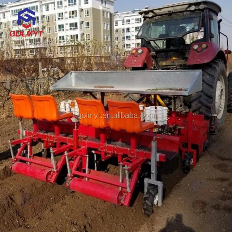 Rows Self-propelled Vegetable Seedling Transplanter Onion Planting ...