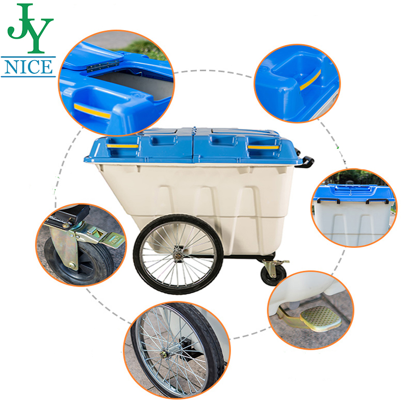 400 Liter Garbage Trolley - Durable & Sustainable Waste Bin