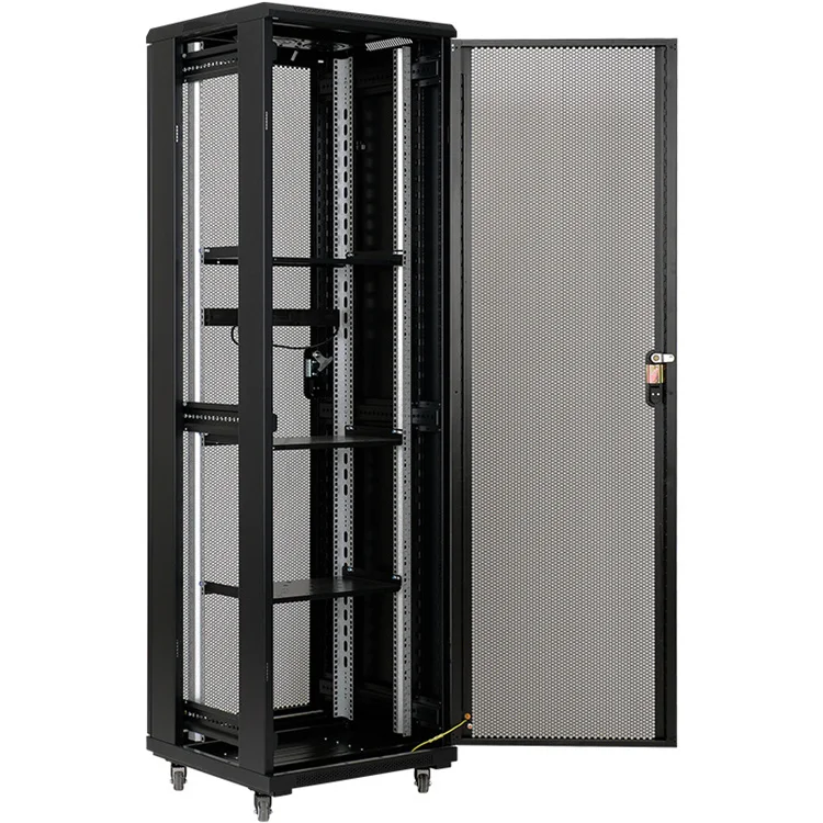 42u 600x1000 Server Rack Price 22u 27u 32u 36u BLACK OEM Data Center ...