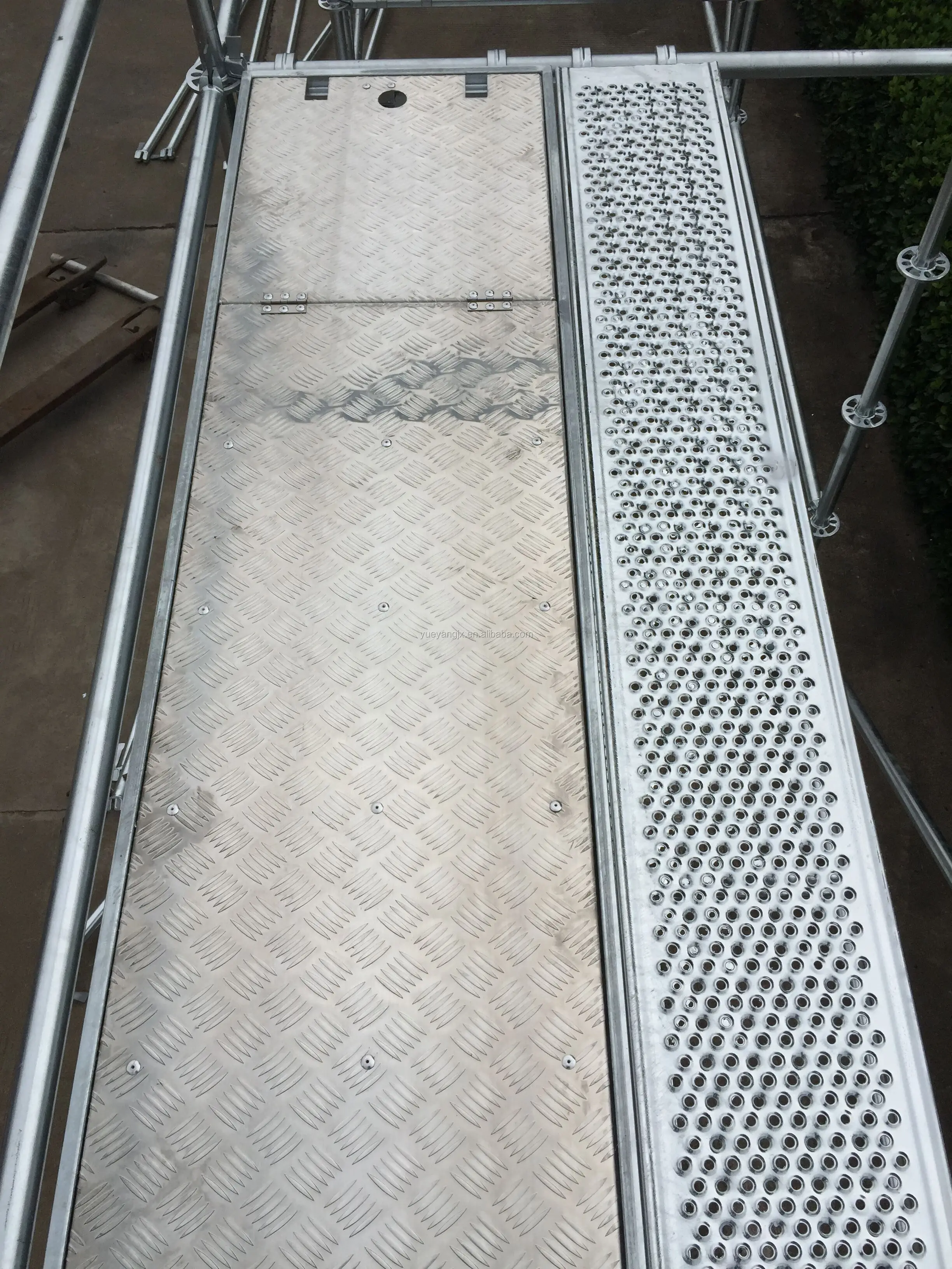 Aluminium Scaffold Trap Door Deck With Ladder For Construction Use ...