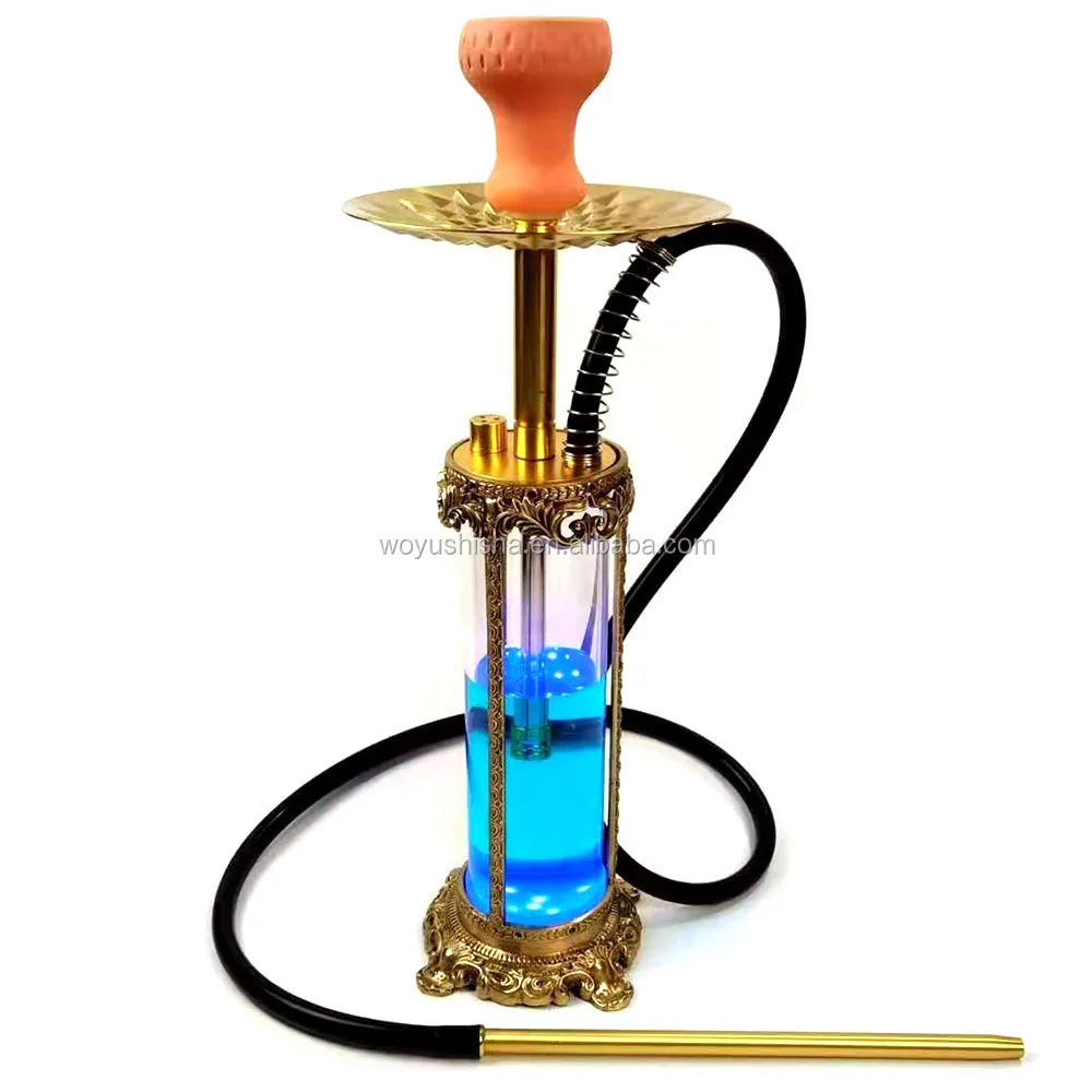 Woyu Wholesale Classical Copper Shisha Straight Hookah Lounge Hubbly ...