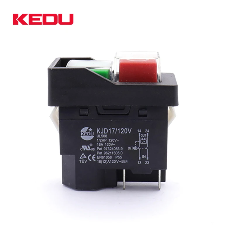 KEDU KJD17 Series Heavy Duty Waterproof Switches for Industrial Use