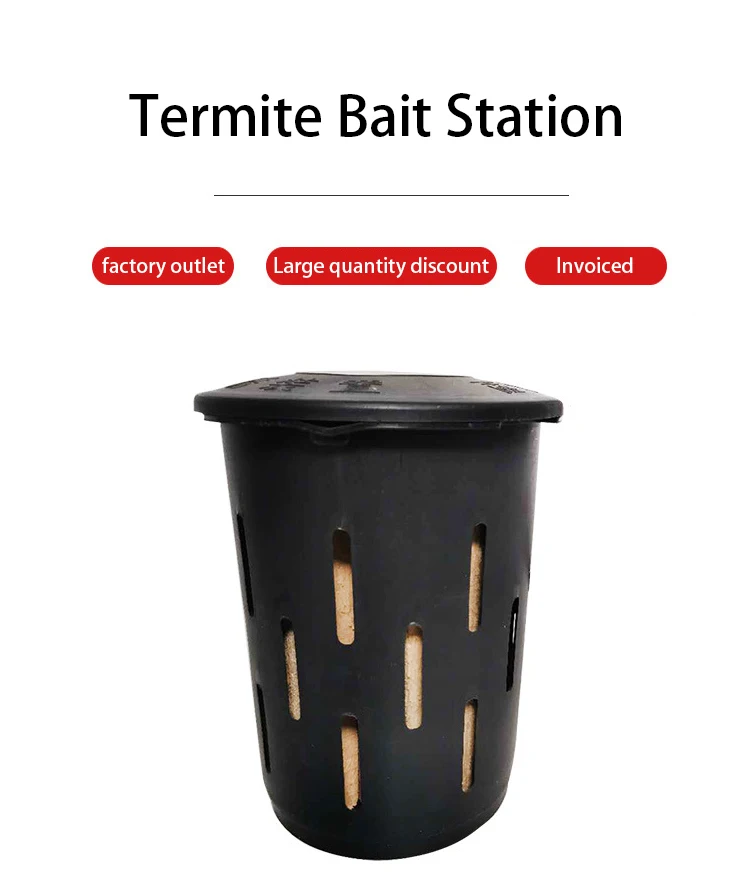 Termite Bait Station Outdoor Plastic Termite Colony Control Detector ...