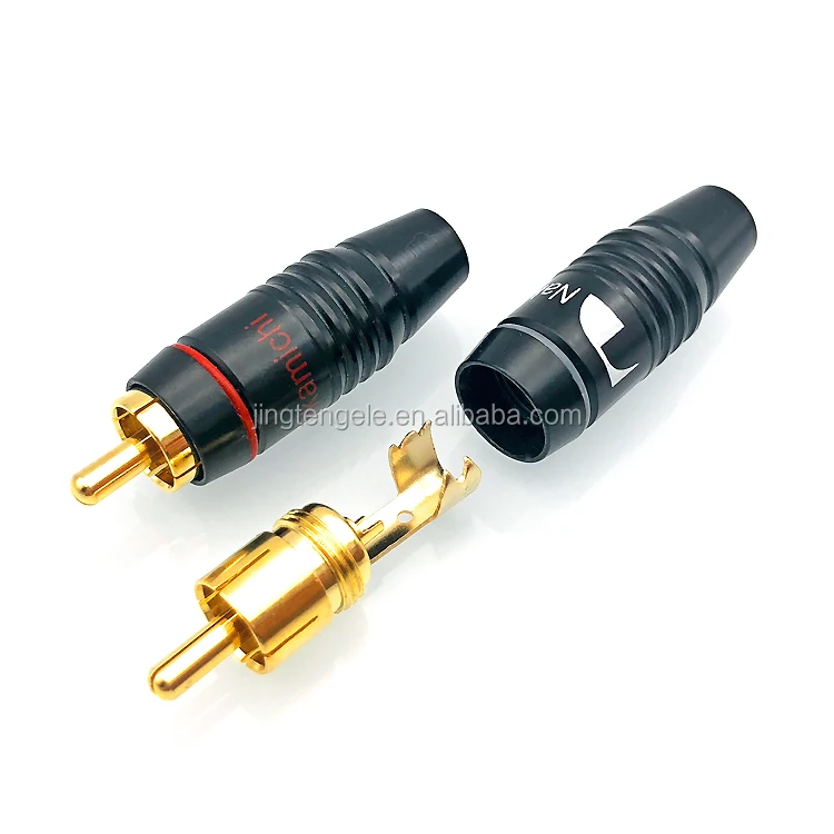 Nakamichi Hifi 24k Gold Plated Rca Plug Audio Speaker Cable Connector - Buy Nakamichi Rca ...